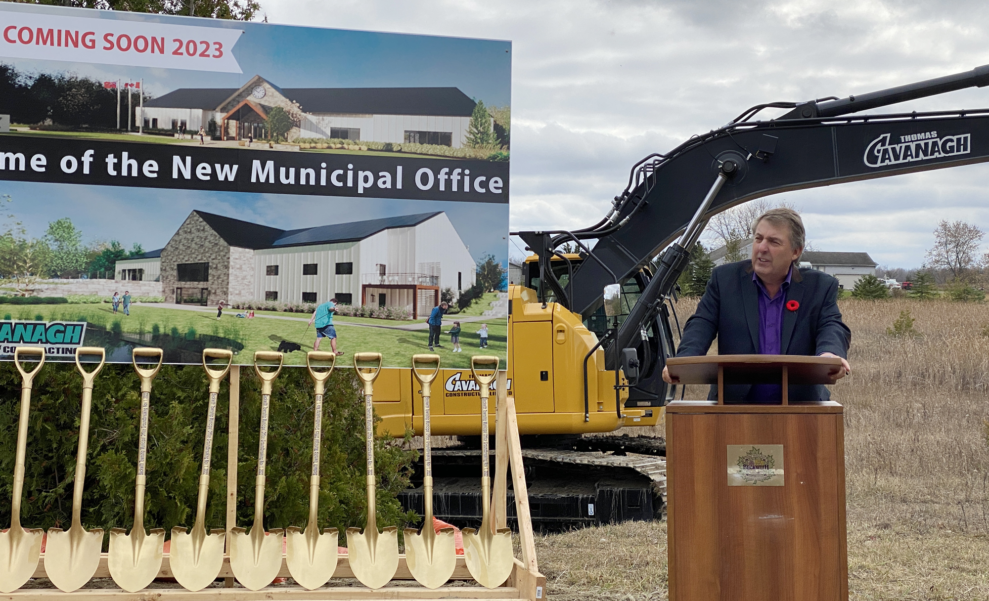 Construction kicks off on Beckwith’s new $7M municipal office
