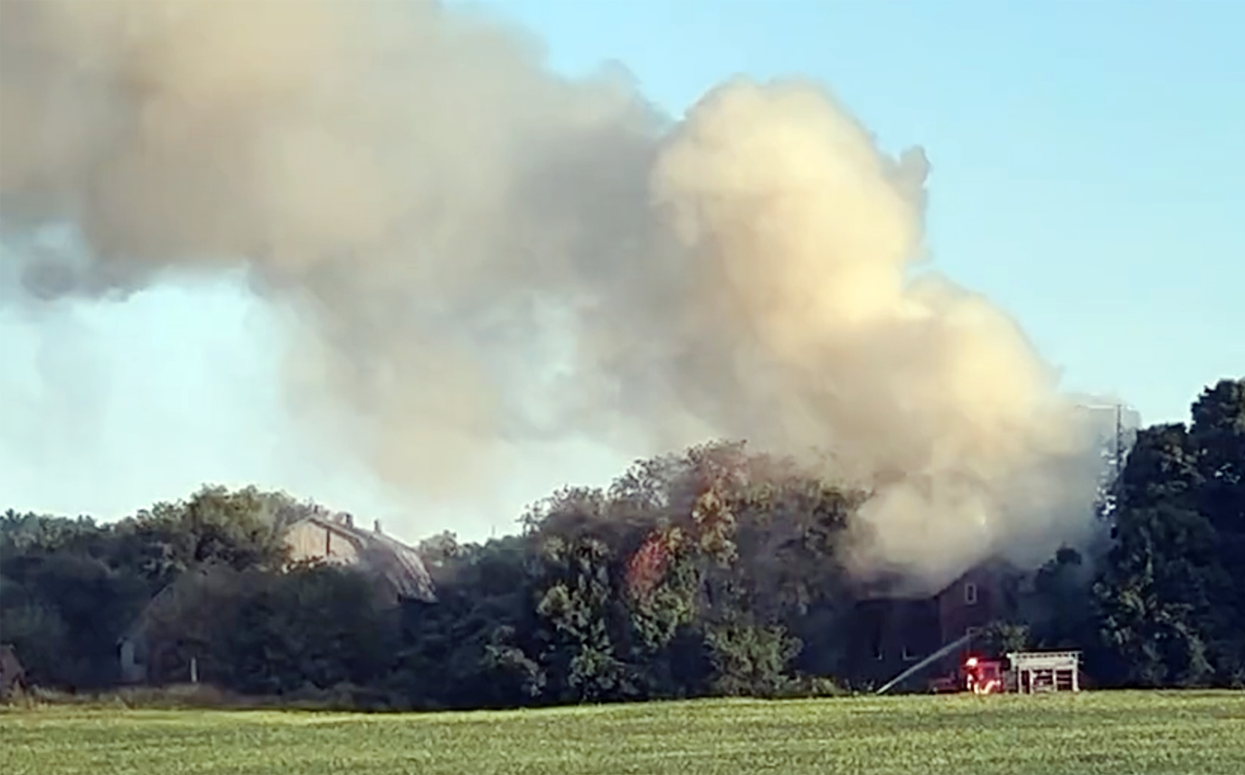 Probe ongoing into abandoned farmhouse fire in Port Hope
